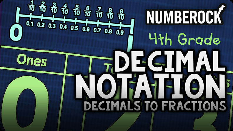 Decimals to Fractions Song | Decimal Notation Video | Discover Fun and ...