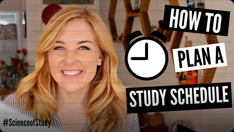How to Plan Your Ideal STUDY SCHEDULE! | Science of Study Video ...