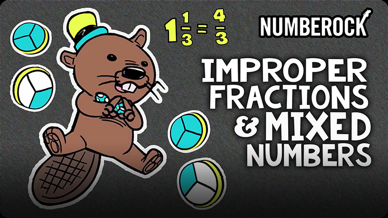 Improper Fractions & Mixed Numbers Video | Discover Fun and Educational ...