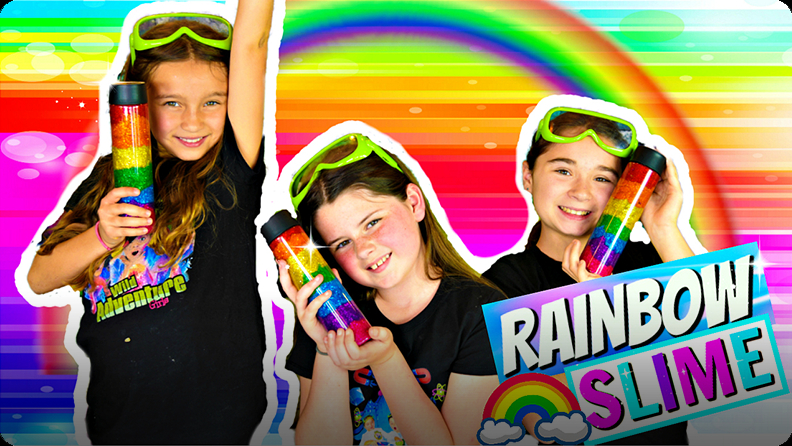Learn How to Make RAINBOW SLIME with Sparkly Glitter! Video | Discover ...