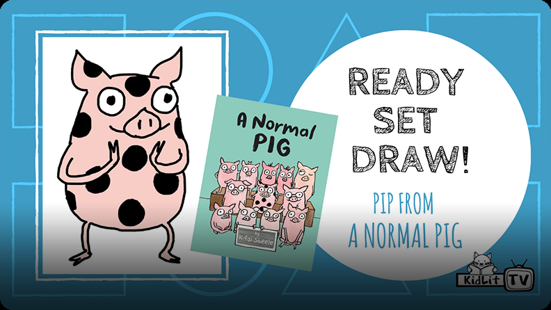 Ready Set Draw! Pip from "A Normal Pig" Video | Discover Fun and ...