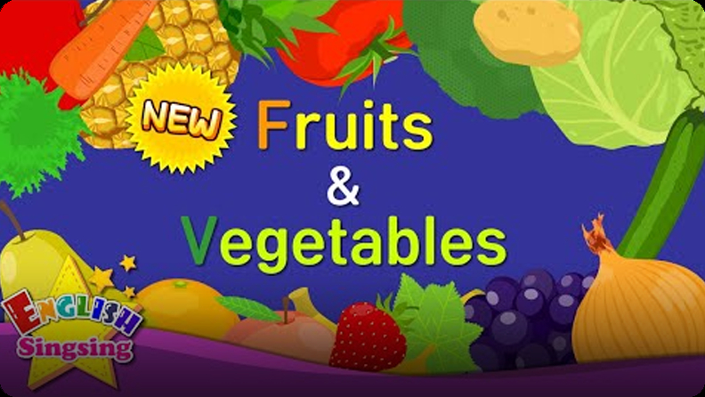 English Sing Sing: Fruits & Vegetables Video | Discover Fun and ...