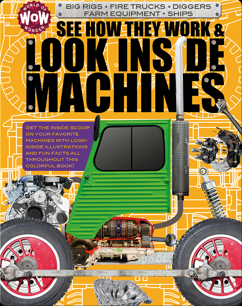 See How They Work & Look Inside Machines Book by Flowerpot Press | Epic