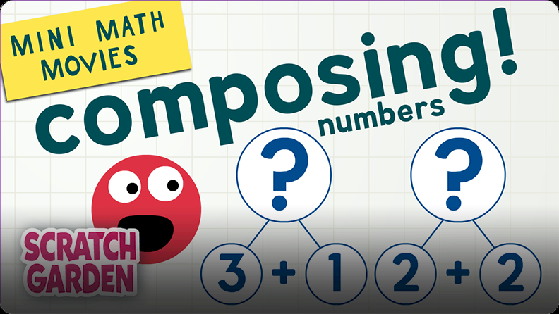 Mini Math Movies: Composing Numbers & Decomposing Numbers! Video ...
