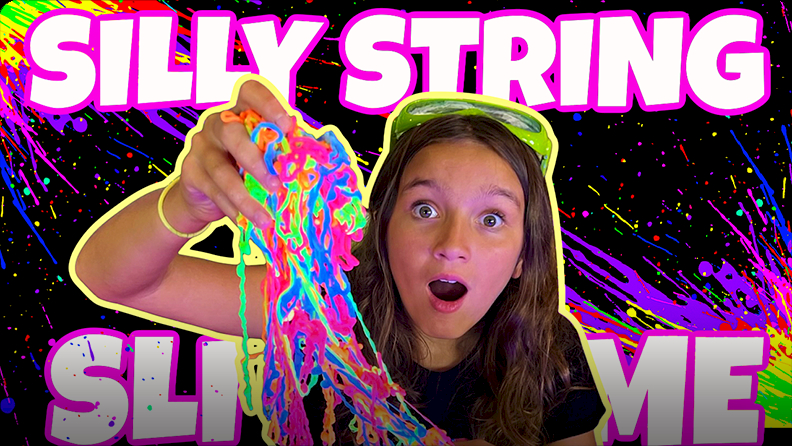 The Wild Adventure Girls: Glow in the Dark Silly String Slime Video ...