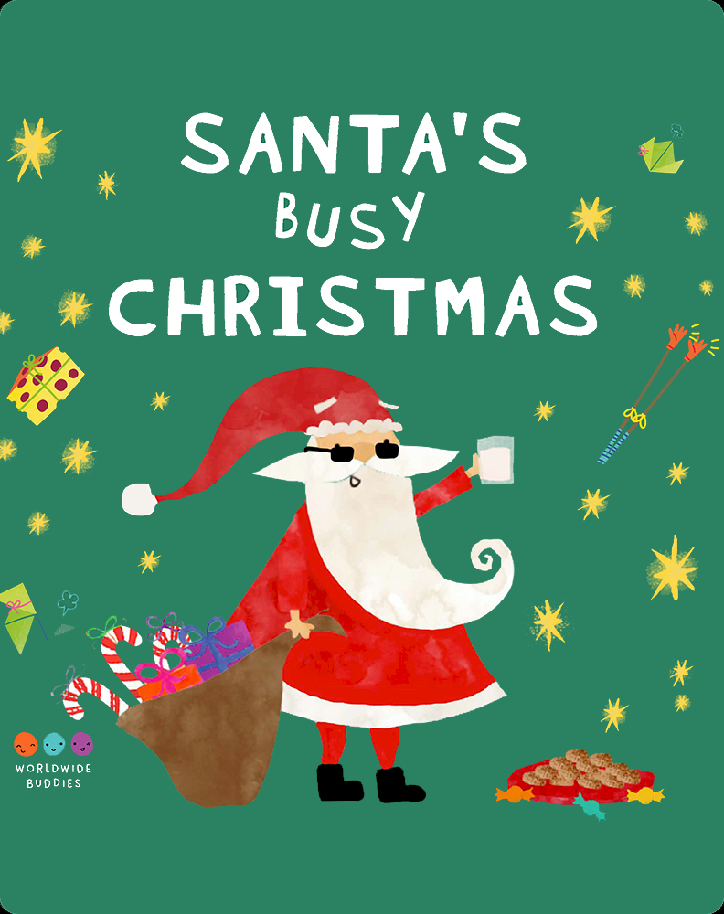 Santa's Busy Christmas Book by Triantafyllides, Evi | Epic