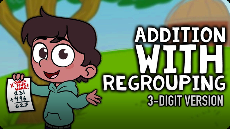 Triple Digit Addition with Regrouping Video | Discover Fun and ...