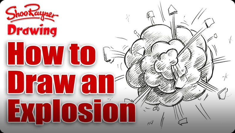 How to Draw a Cartoon Explosion Video | Discover Fun and Educational ...