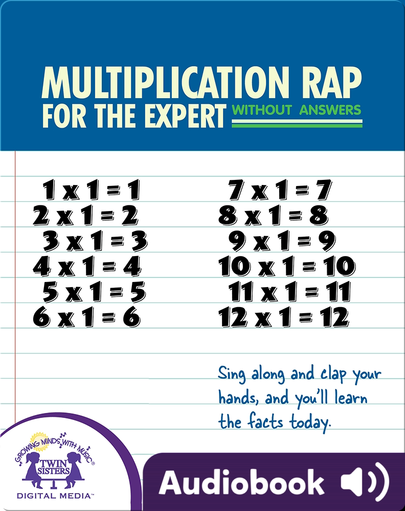 Multiplication Rap For The Expert Without Answers Children's Audiobook ...