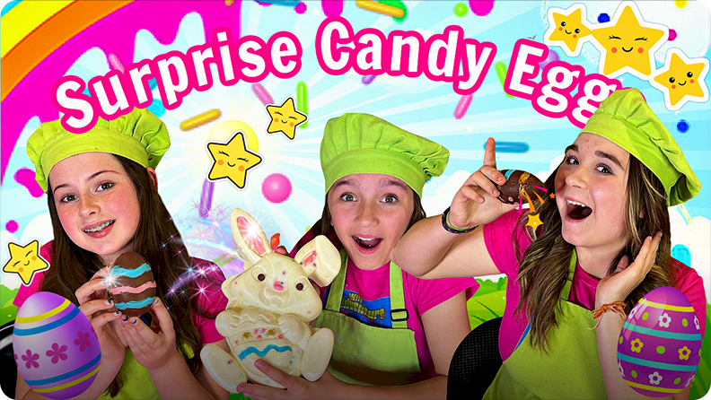The Wild Adventure Girls: Candy Surprise Easter Treats! Video ...
