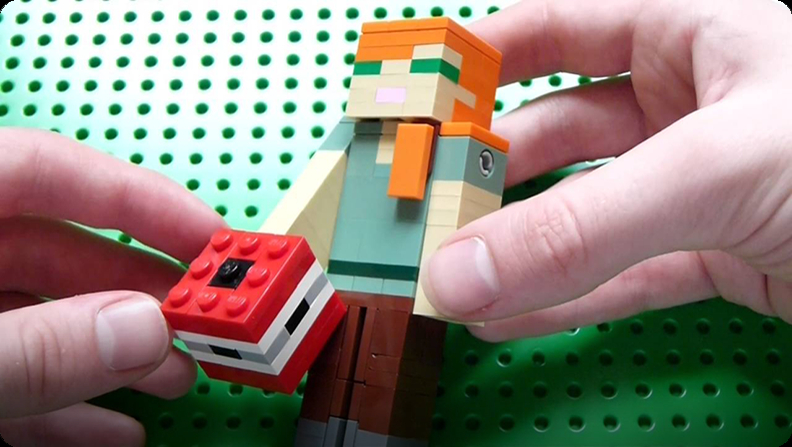 How to Build: Lego Minecraft TNT Block Video | Discover Fun and ...