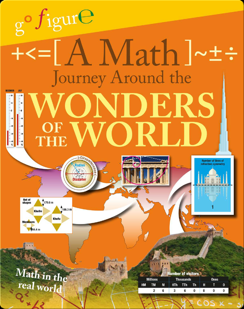A Math Journey Around the Wonders of the World Book by Hilary Koll ...
