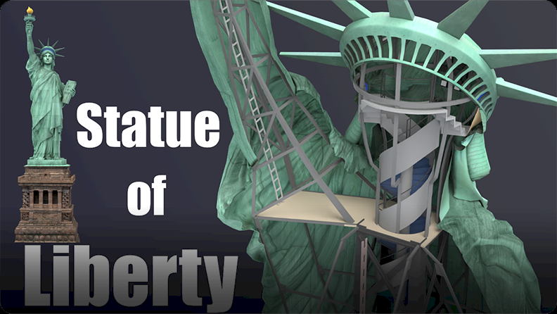 Jared Owen Animations: What's Inside the Statue of Liberty? Video ...