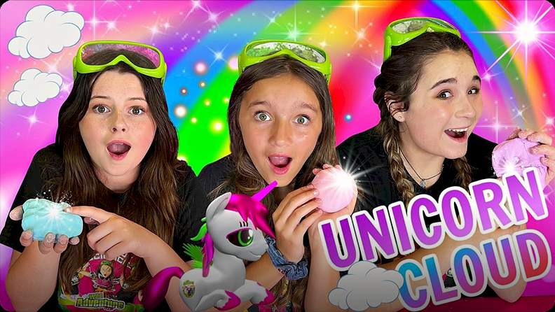 The Wild Adventure Girls: Unicorn Cloud Dough Video | Discover Fun and ...