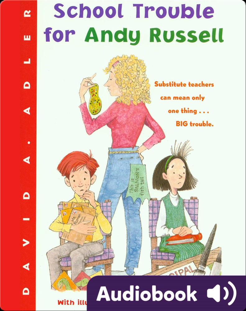 School Trouble for Andy Russell Children's Audiobook by David A. Adler ...