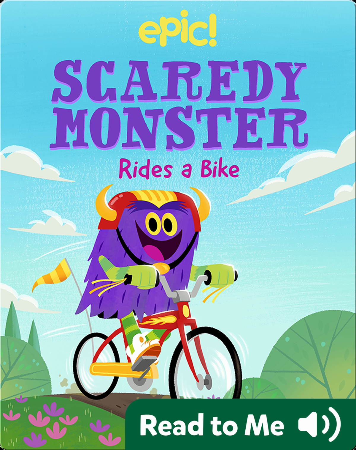Scaredy Monster Rides a Bike Book by Meika Hashimoto | Epic