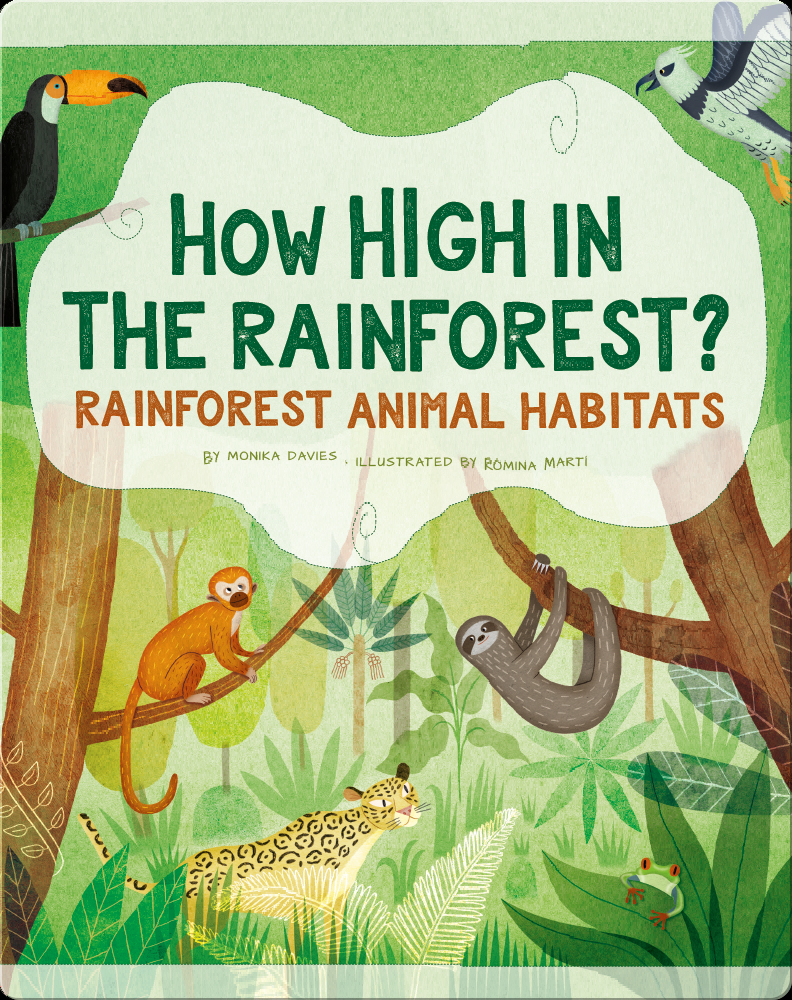 How High in the Rainforest?: Rainforest Animal Habitats Book by Monika ...