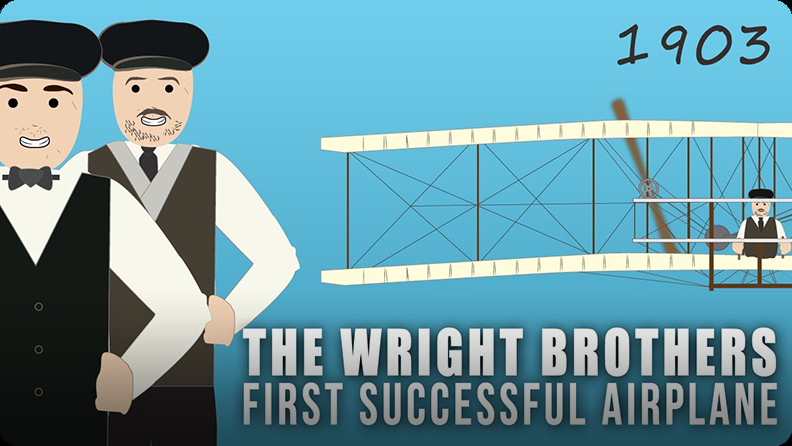 The Wright Brothers, First Successful Airplane (1903) Video | Discover ...