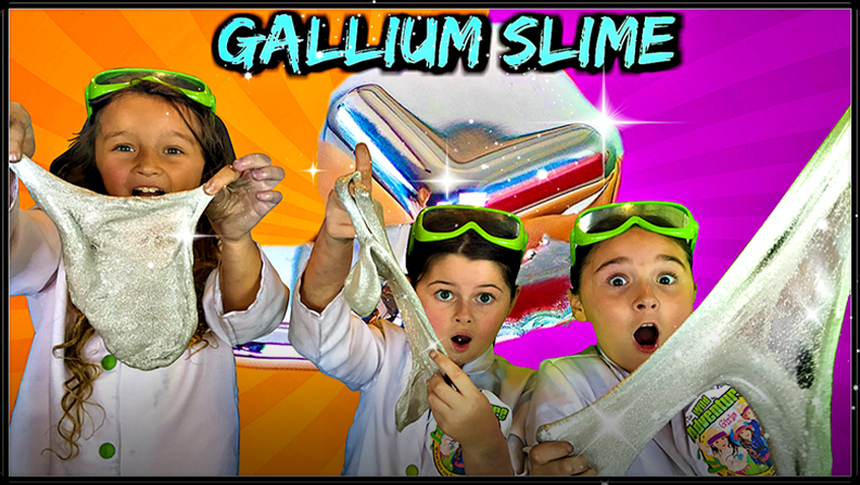 GALLIUM SLIME - Cool STEEL Slime That Melts in Your Hands! Video ...