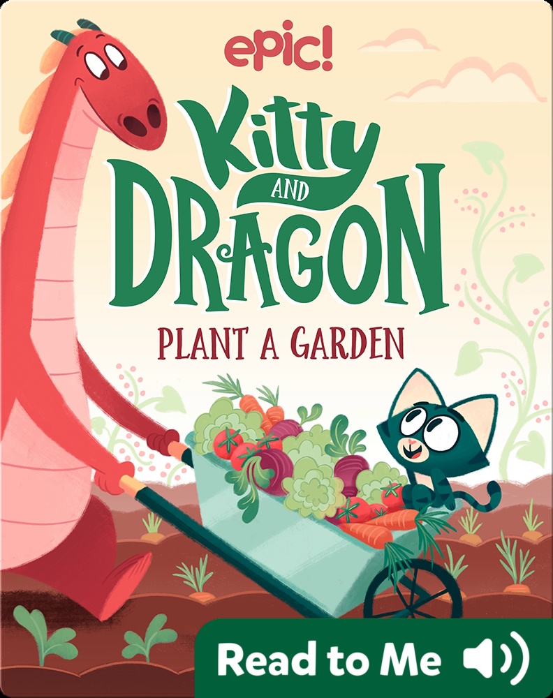 Kitty and Dragon Plant a Garden Children's Book by Meika Hashimoto With ...